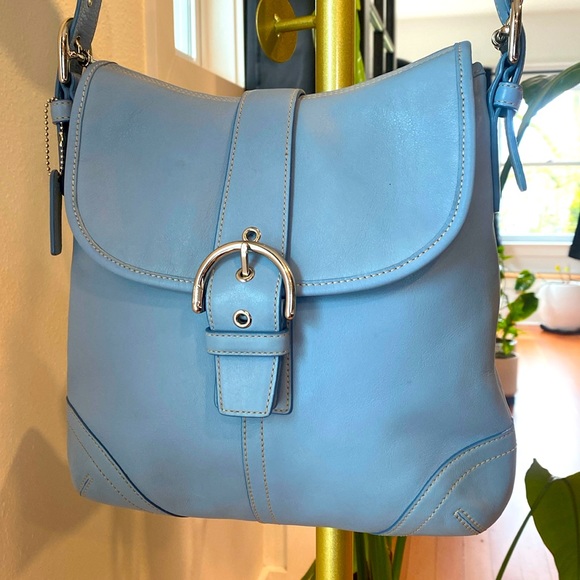 Coach | Bags | Soho Crossbody Coach Bag Style 948 Blue 2005 | Poshmark